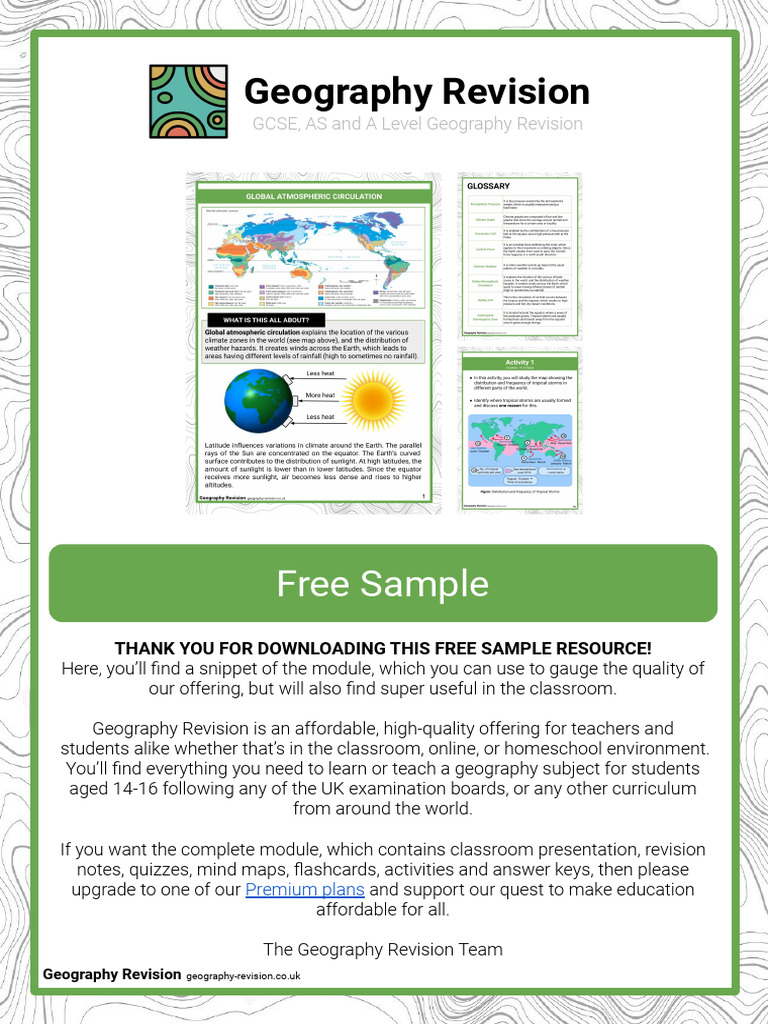 GCSE & A-Level Geography Guide | PDF | Coast | Tide