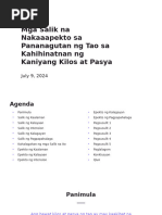 ESP10 Q2 5.2 WK1 Natutukoy Ang Mga Kilos Na Dapat Panagutan | PDF