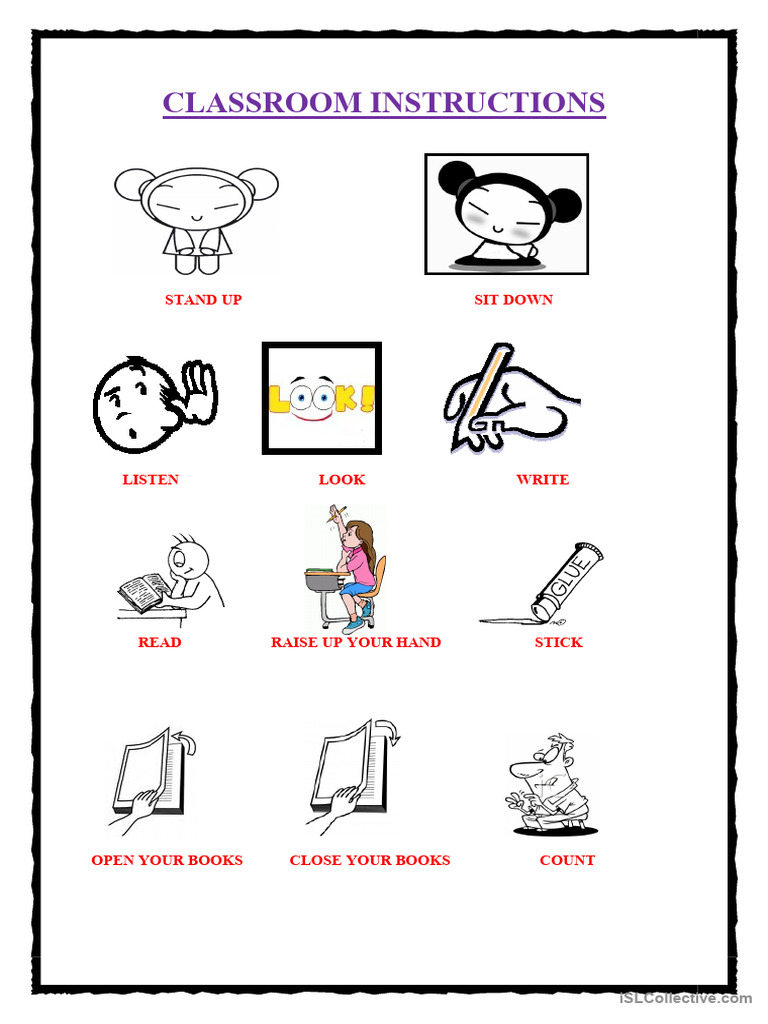 Classroom Instructions 1 | PDF