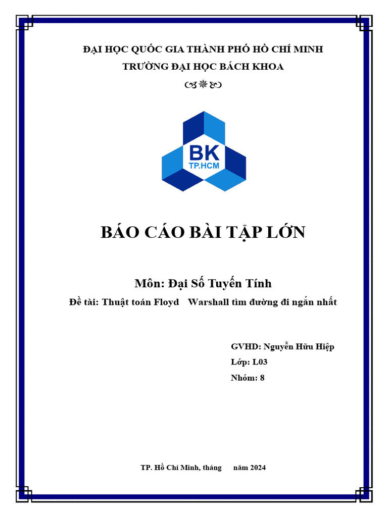 Báo Cáo BTL ĐSTT | PDF