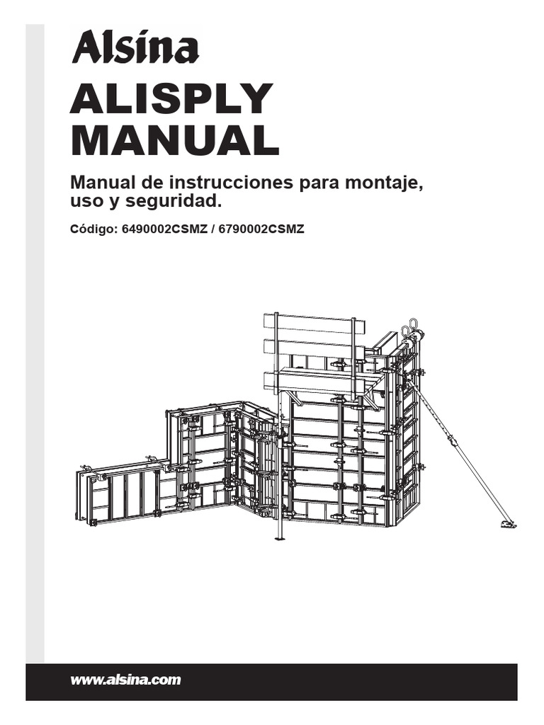 6490002CSMZ - Manual de Montaje Alisply Manual | PDF | Hormigón | Valores