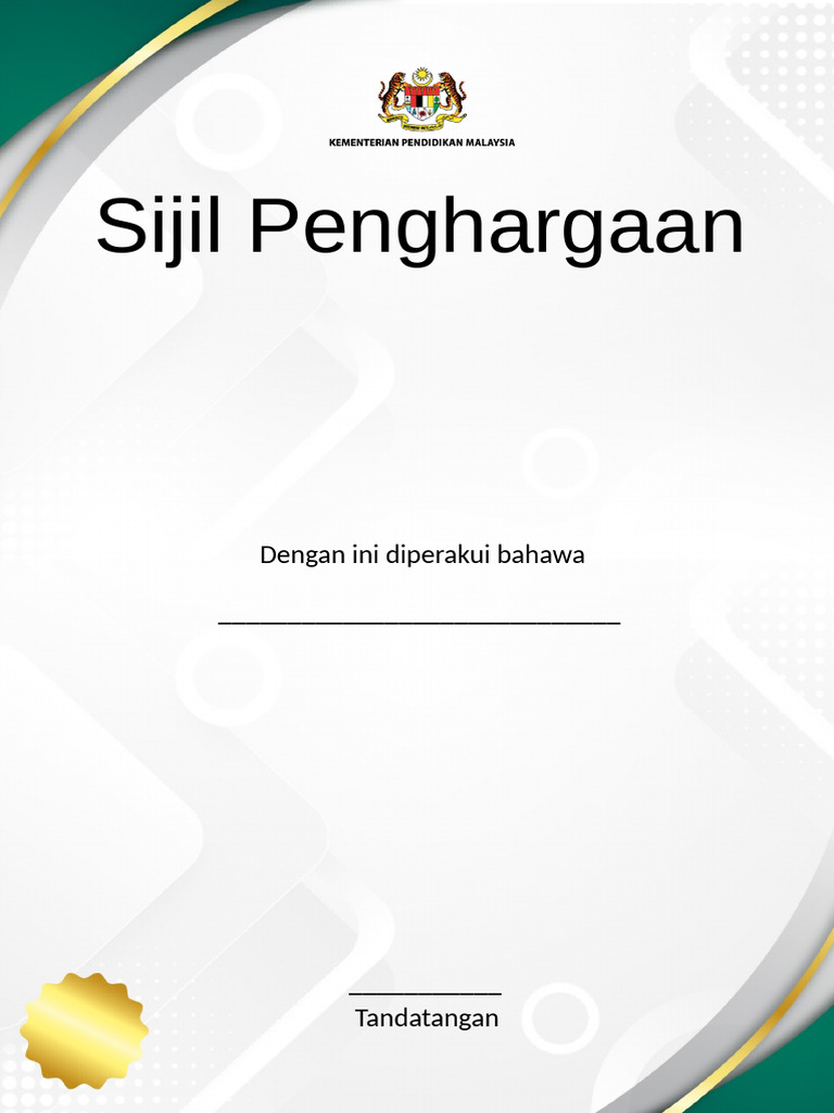 Sijil Penghargaan3 (1) | PDF