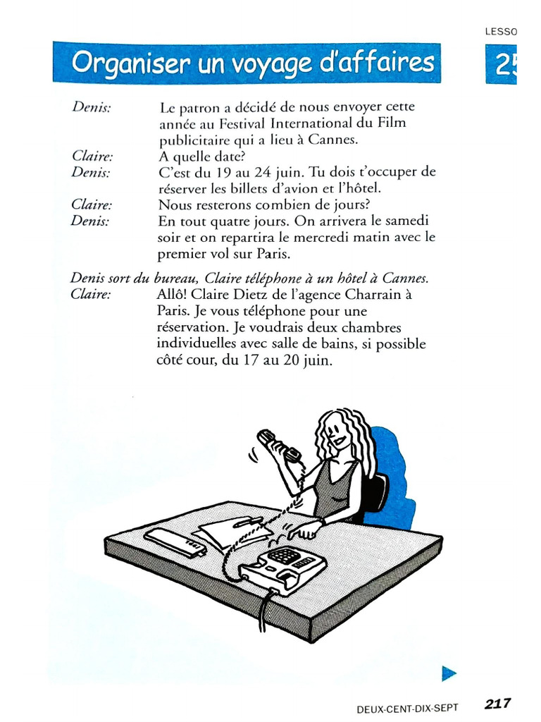 French in 30 Days - Lesson 25 | PDF