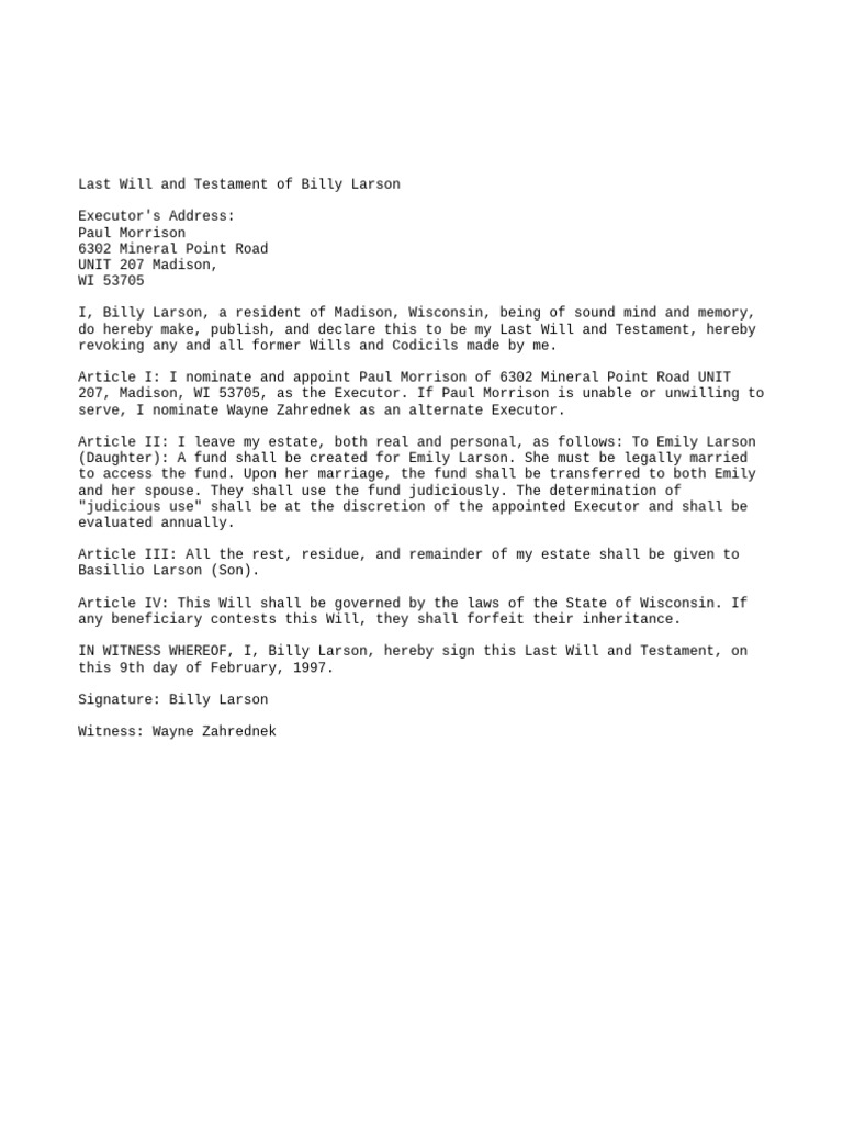 WILL | PDF