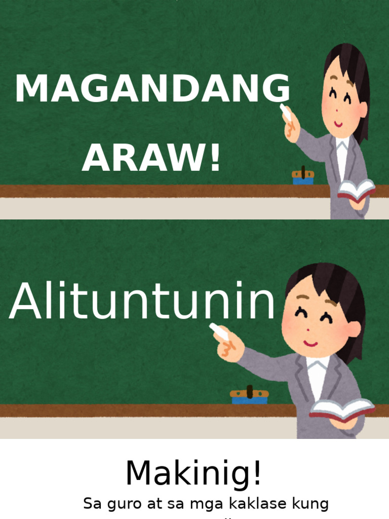 Classroom Rules Presentation | PDF