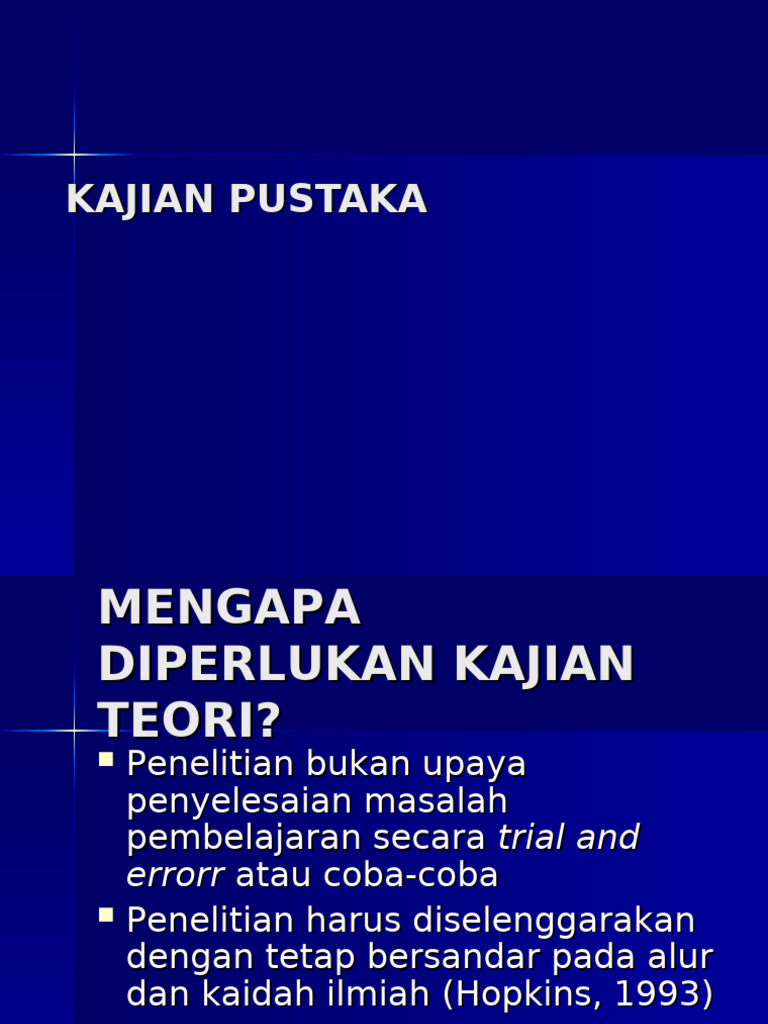 Kajian Pustaka | PDF