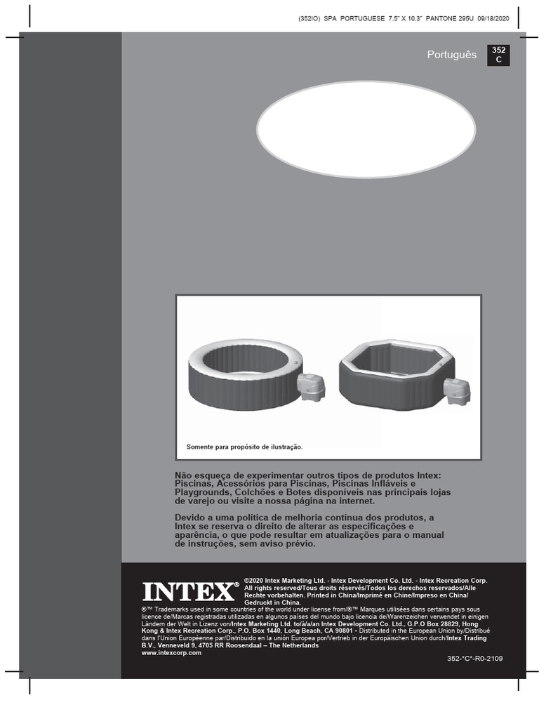 Document 91053445 Installation Guide Spa Inflavel Greywood Deluxe 1098l - Bomba 127v Aquecedor ...