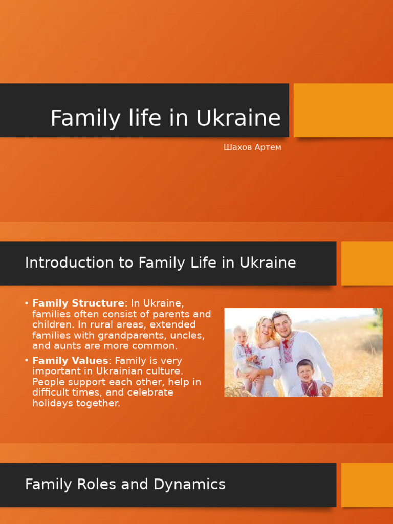 Family Life Dynamics in Ukraine | PDF