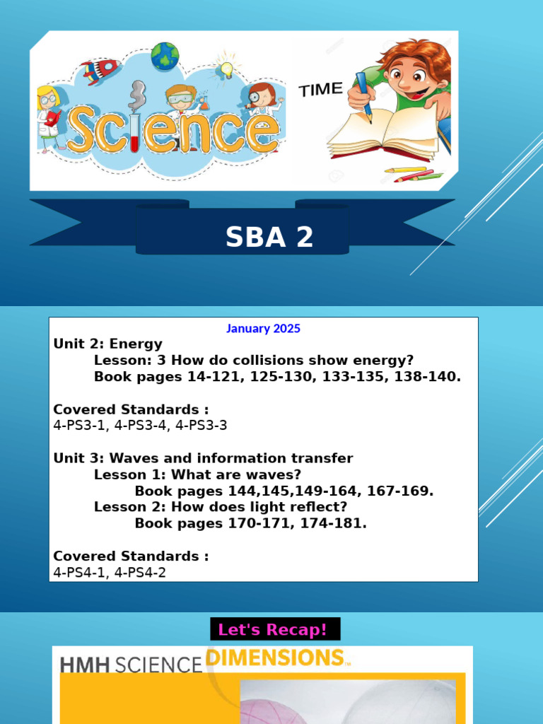 Energy and Waves: Lessons and Recap | PDF | Waves | Wavelength