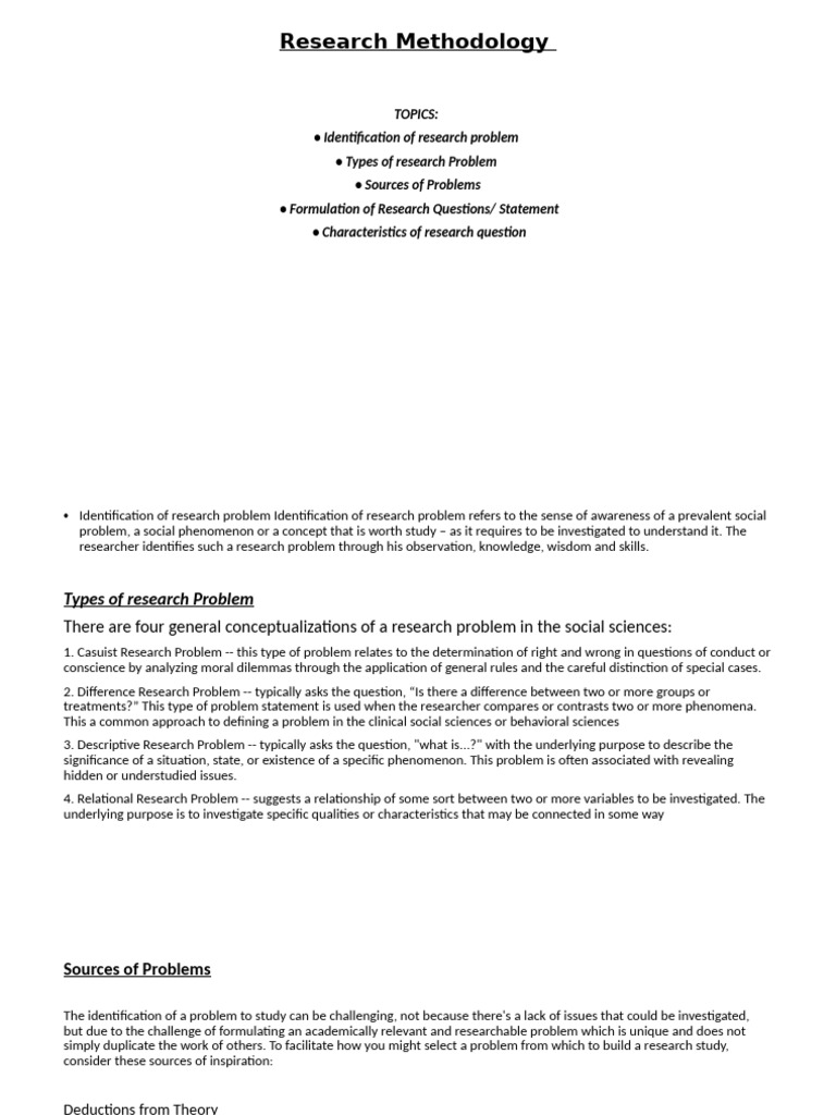 Research Methodology | PDF | Theory | Methodology