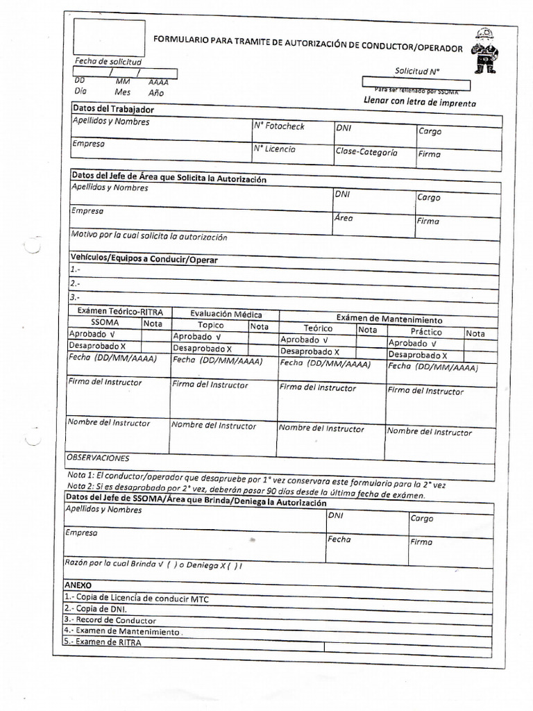 Ficha de Recorrido Ritra | PDF