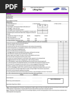 Lifting Plan Sample | PDF | Crane (Machine)