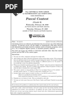 2025 Fermat Contest Details | PDF | Mathematics