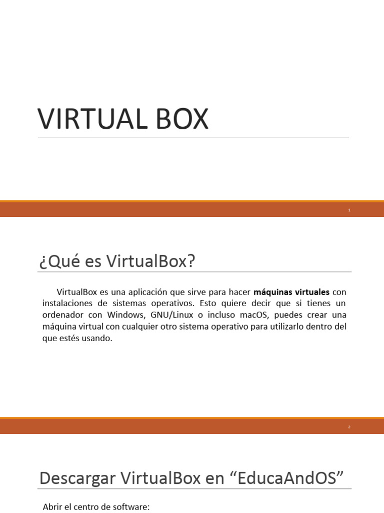 Virtualbox - Configuración Básica | PDF | Máquina virtual | Sistema ...
