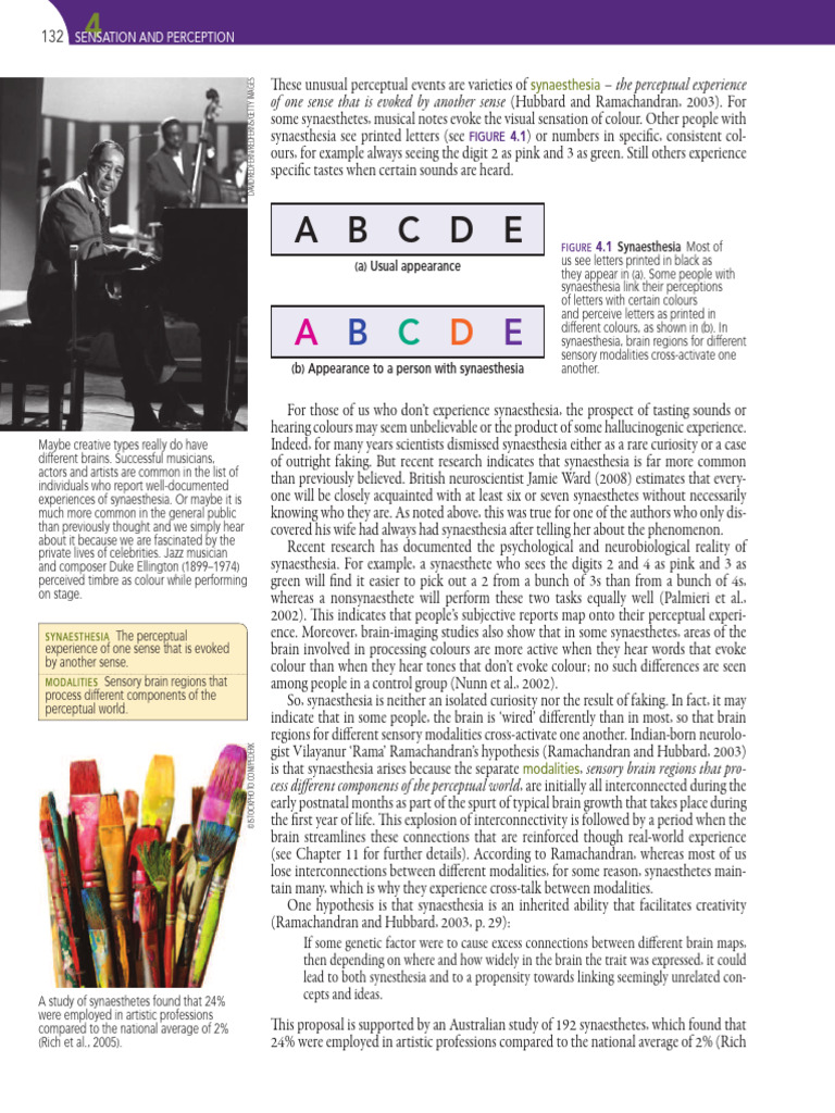 Sensation Perception Chapter | PDF | Perception | Senses