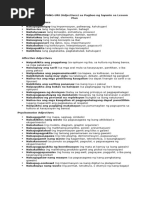 Behavioral Objectives in Filipino | PDF