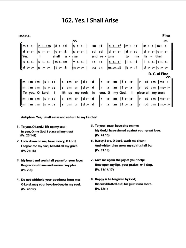 Yes I Shall Arise. | PDF