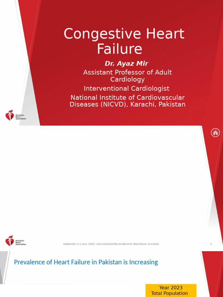 Heart Failure by DR Ayaz Mir | PDF | Heart Failure | Ejection Fraction