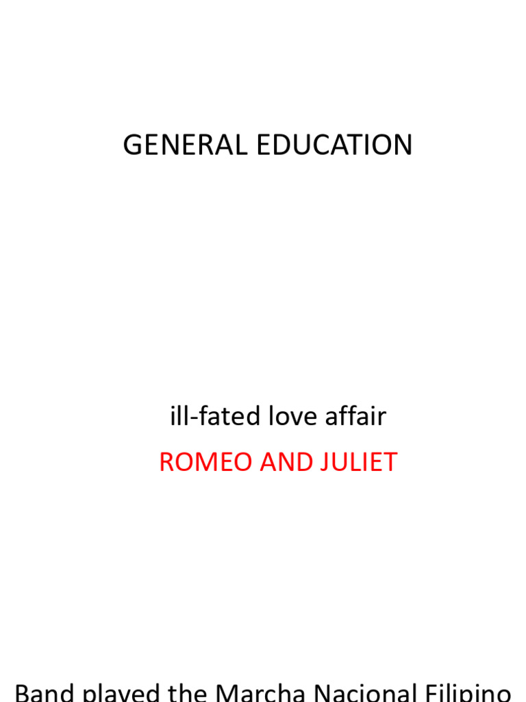 Gen Ed and Prof Ed Blessings. | PDF