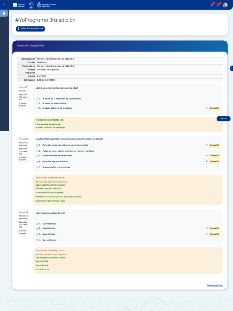 Preevaluación modulo 5 ArgentinaPrograma etapa 2 | PDF