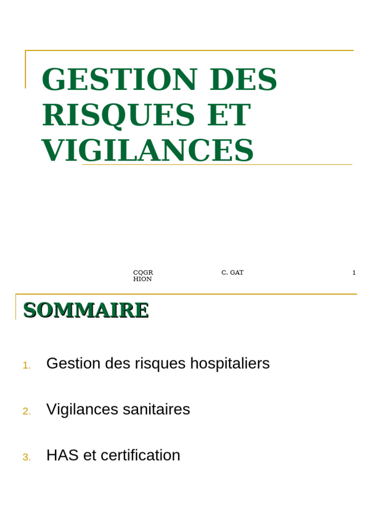 risque | PDF | Risque | Sécurité