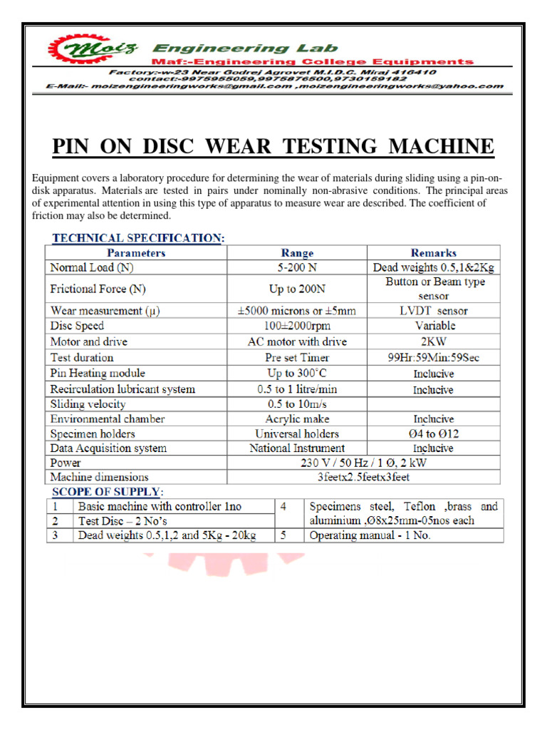 pin on disc for moiz | PDF