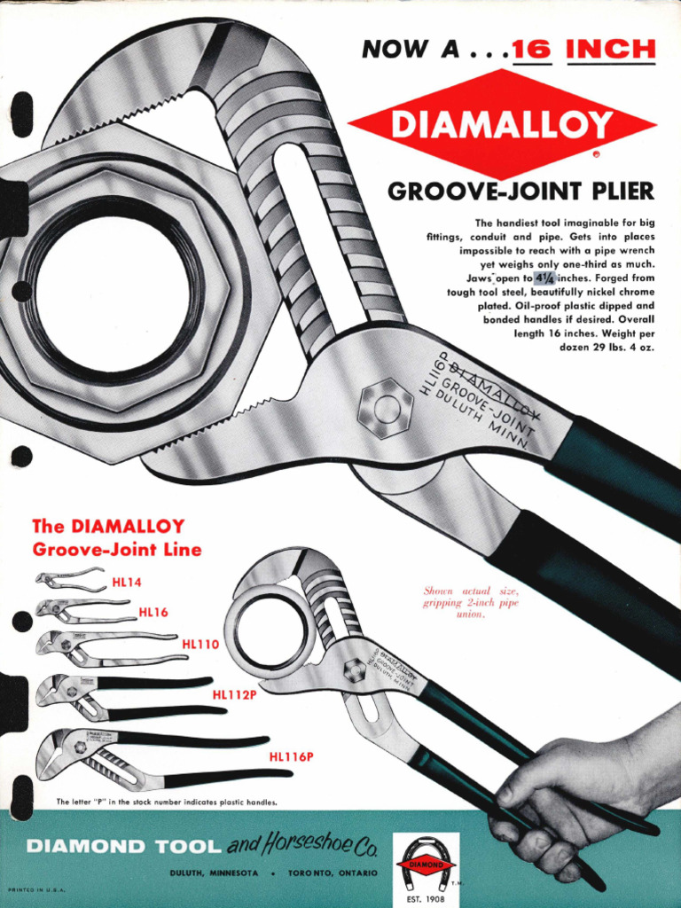 Diamond Groove-Joint Pliers | PDF