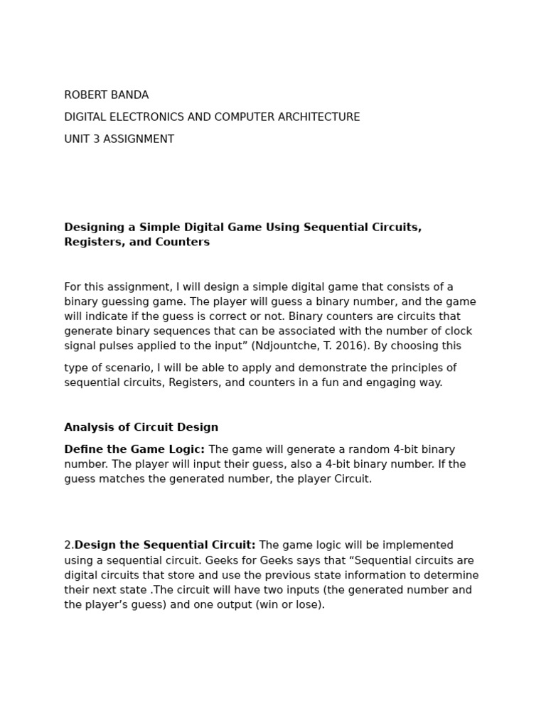 Digital Electronics Unit-3 | PDF | Logic Gate | Digital Electronics