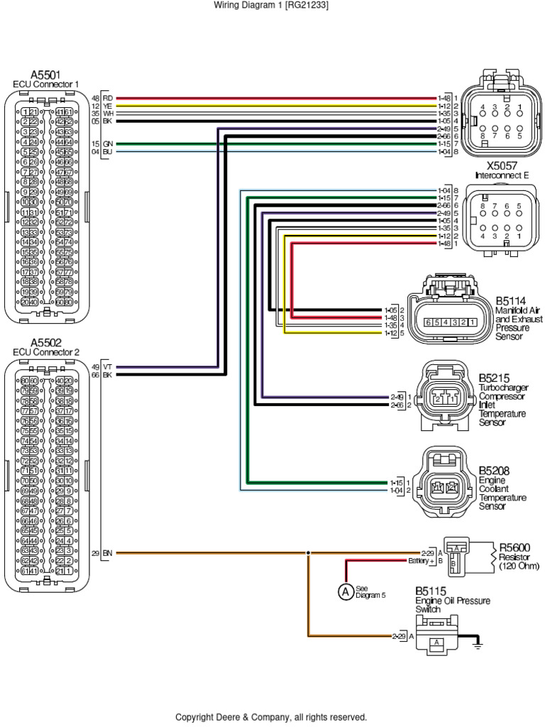 Engine Wiring Diagram 1 | PDF
