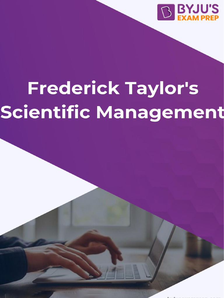 Frederick Taylor S Scientific Management Converted 31 | PDF | Incentive ...