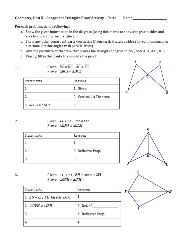 Geometry Triangle Proofs | PDF | Euclidean Plane Geometry | Elementary ...