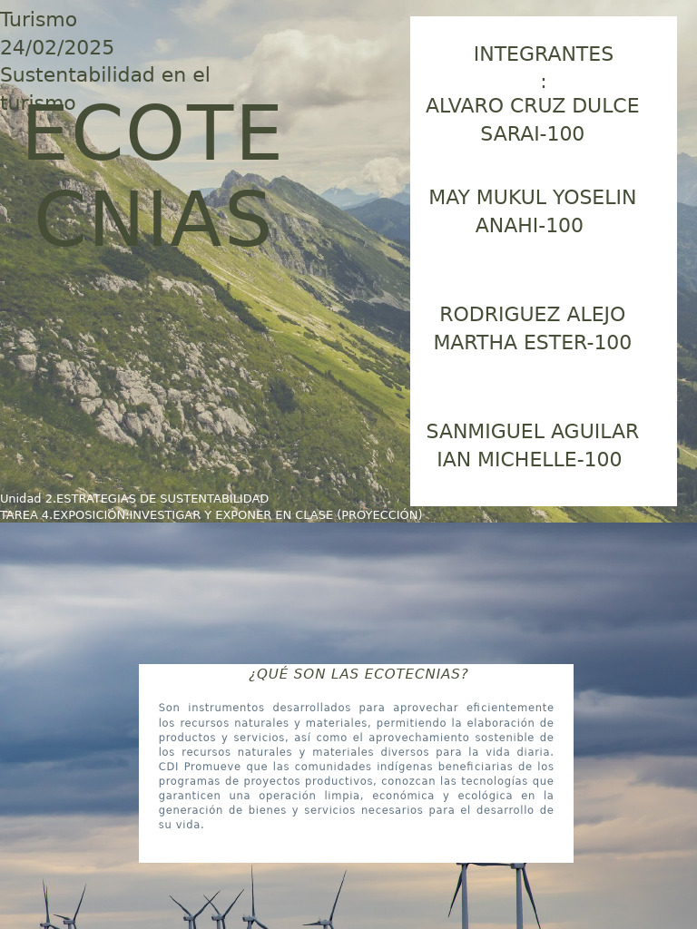 Ecotecnias 20250223 190813 0000 | PDF | Sustentabilidad | Agua