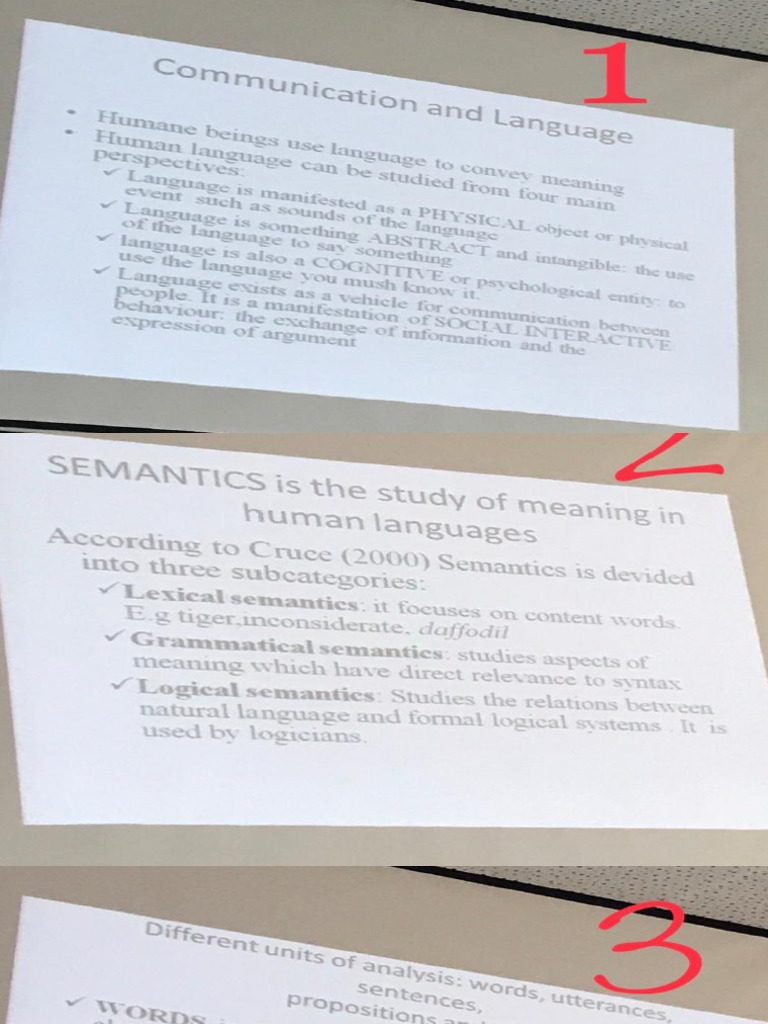 S2 Semantics | PDF
