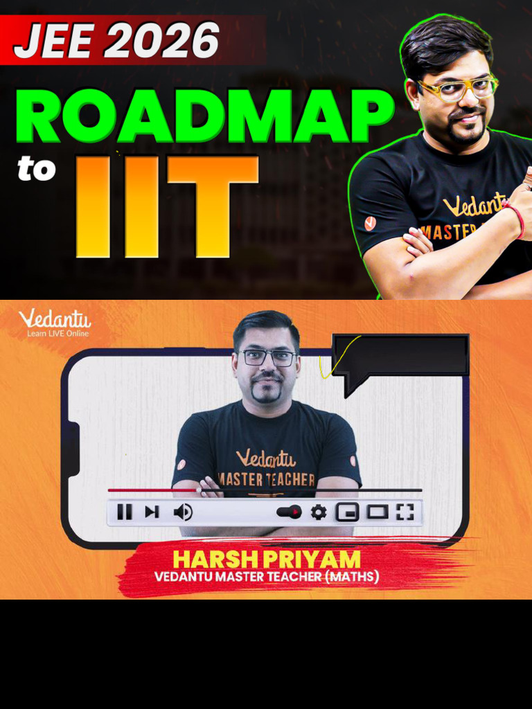 JEE 2026 Roadmap To IIT | PDF | Schools | Qualifications