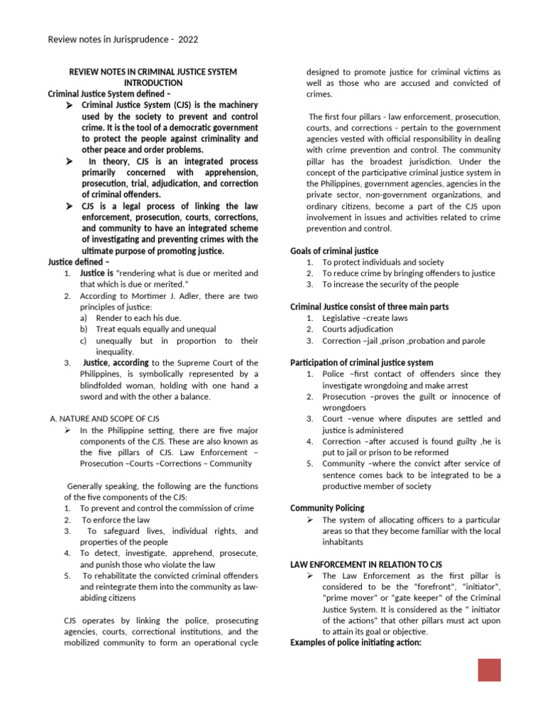 CLJ Review Material | PDF | Prosecutor | Crime & Violence