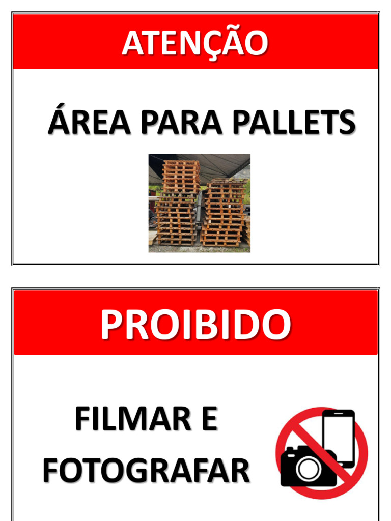 Placa de Proibido Filmar | PDF