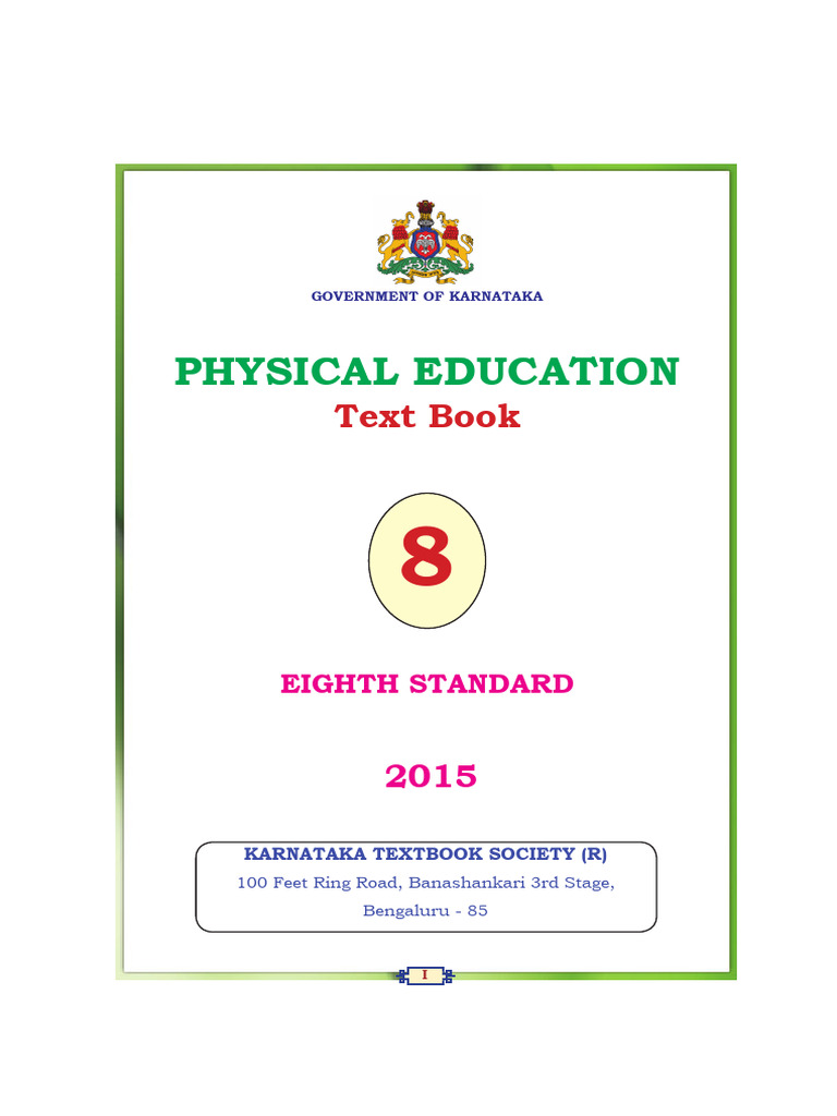 8th English Phy Edu | PDF | Hand | Anatomical Terms Of Motion