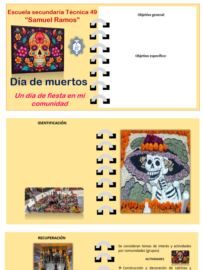 Celebración del Día de Muertos Escolar | PDF