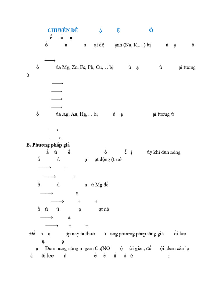 Bai Tap Nhiet Phan Muoi Nitrat Va Cach Giai Hoa Hoc Lop 11 | PDF