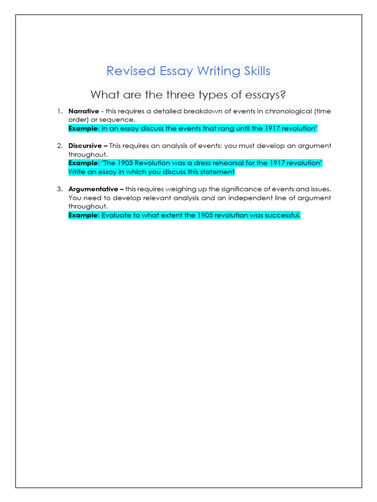 Essay Writing Skills-2 | PDF
