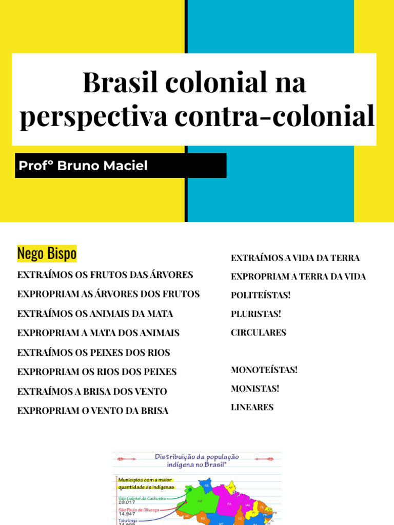 Brasil colonial na perspectiva contra-colonial | PDF