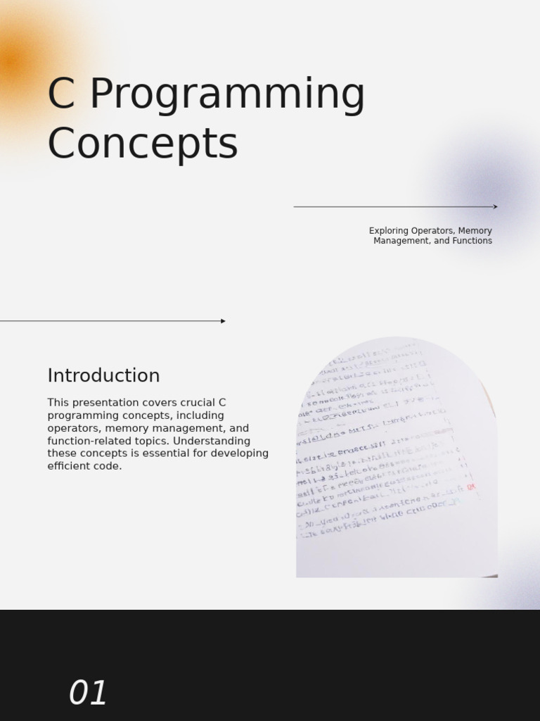 C Programming Concepts Pdf Pointer Computer Programming Variable Computer Science