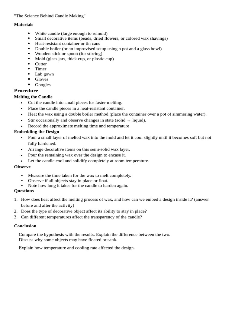 Candle Pdf