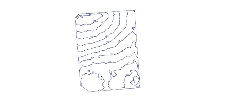 Sem-VI Site Final Contours | PDF