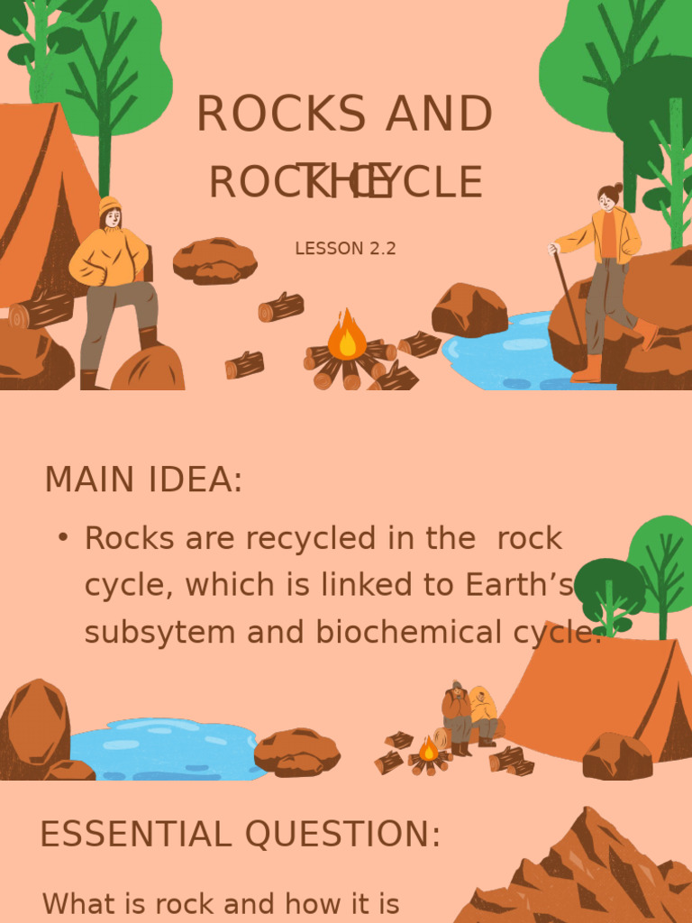 Lesson 2.2 Rocks and The Rock Cycle | PDF | Rock (Geology) | Igneous Rock