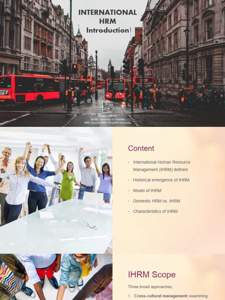 Lesson 01 - Introduction To HRM - HNDHRM Compressed | PDF | Human Resource Management | Business