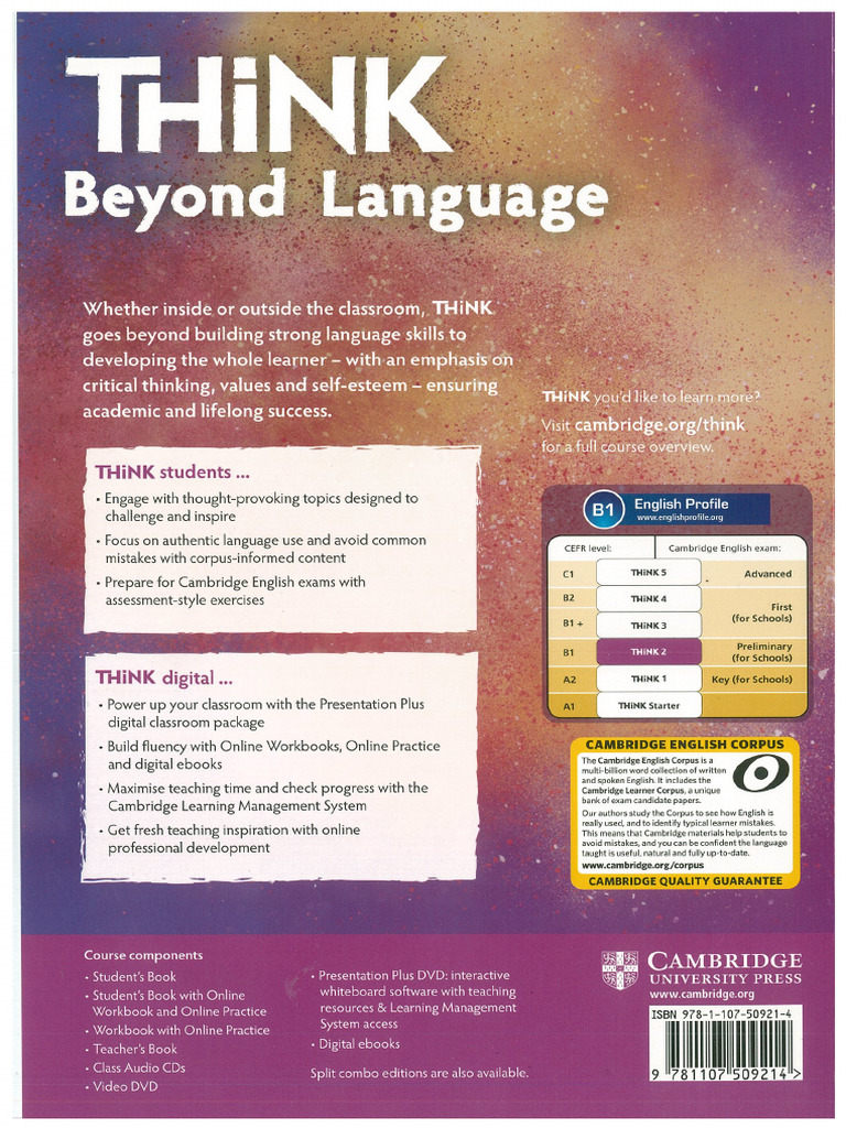 THINK COMBO 2B Trasera | PDF