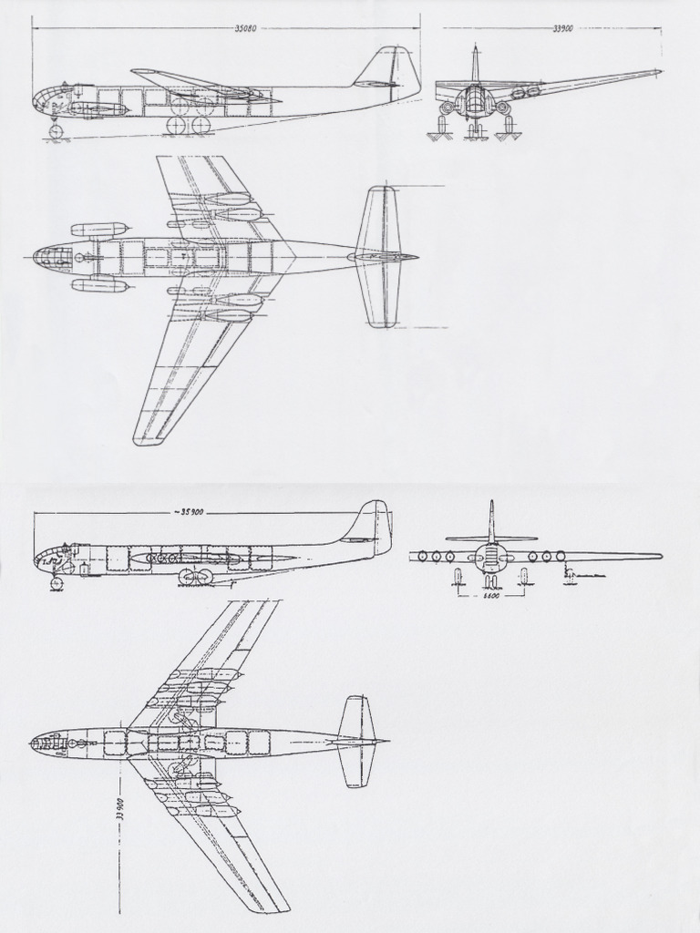 EF 132 Three Views | PDF