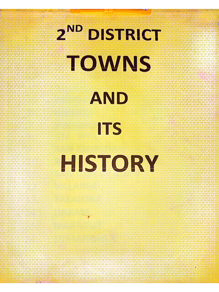 2nd District Towns and History | PDF