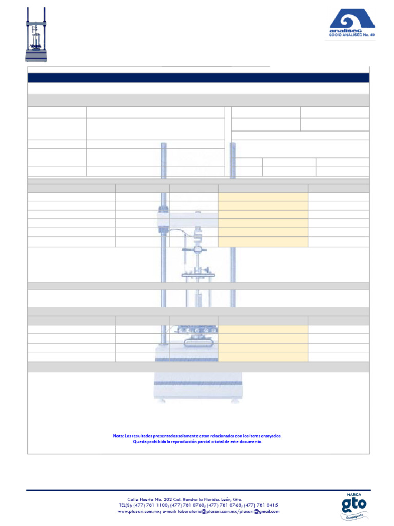 Informe de Pruebas de Acero de Refuerzo | PDF | Rendimiento (ingeniería ...